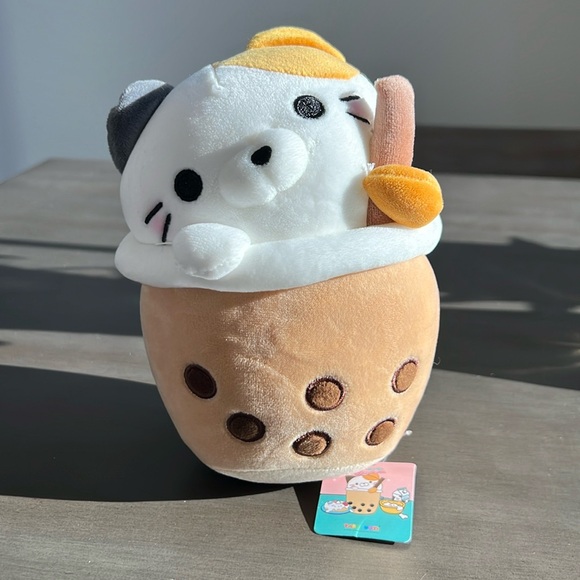 takashoji | Toys | Takashoji Rare Calico Boba Tea Cat | Poshmark